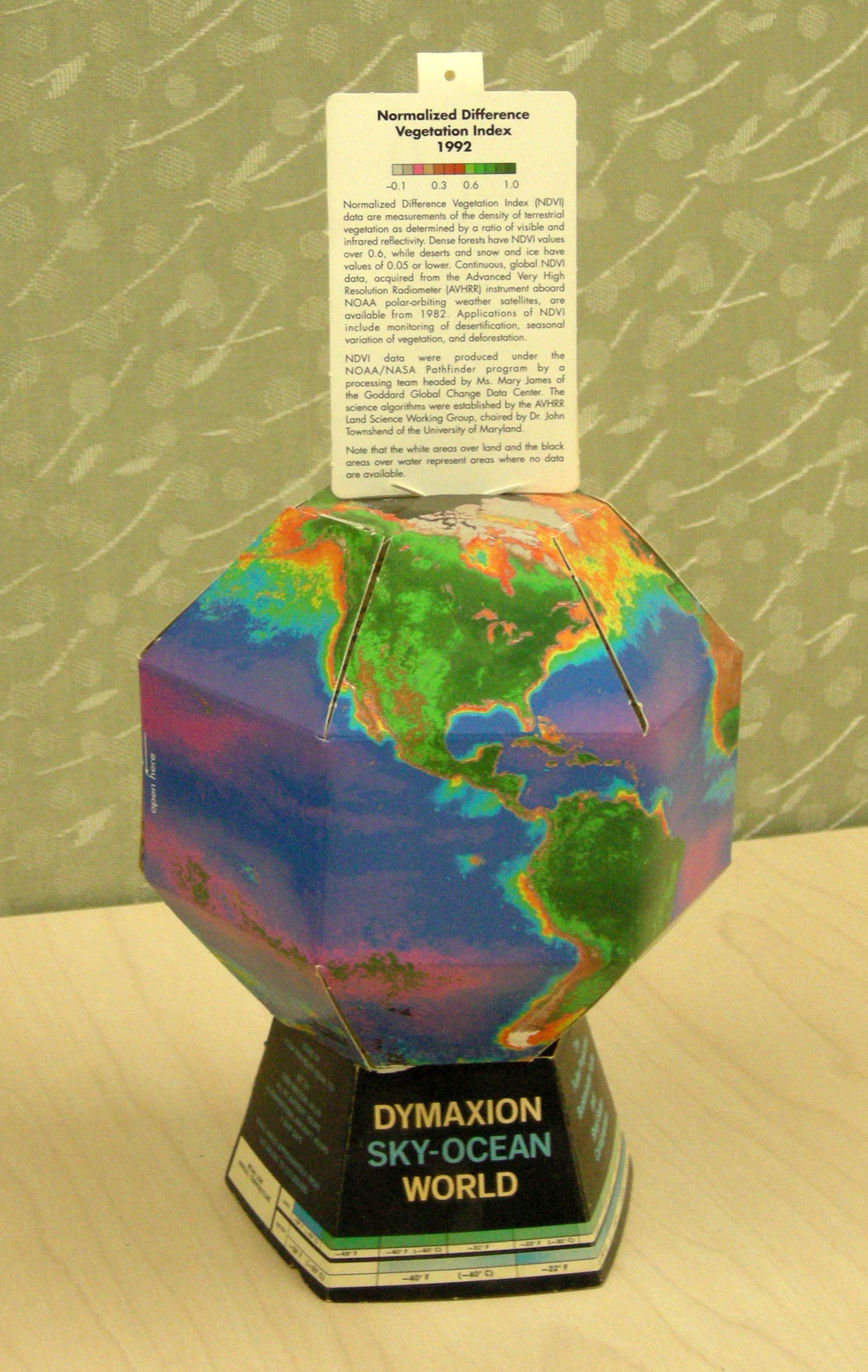 Buckminster Fuller’s Dymaxion Map in Ellison Hall | UC Geography